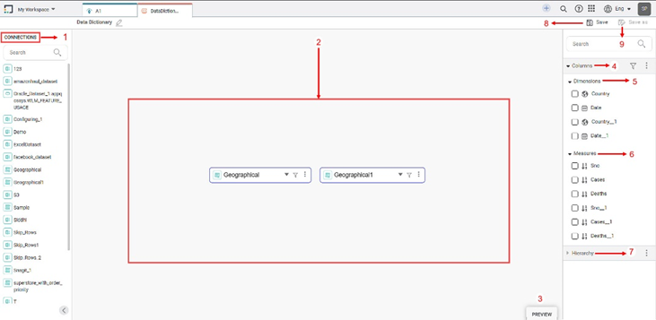 Creating New Data Dictionary